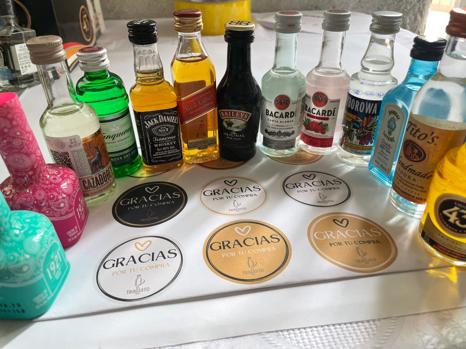 El Traguito – Venta de botellas en miniatura